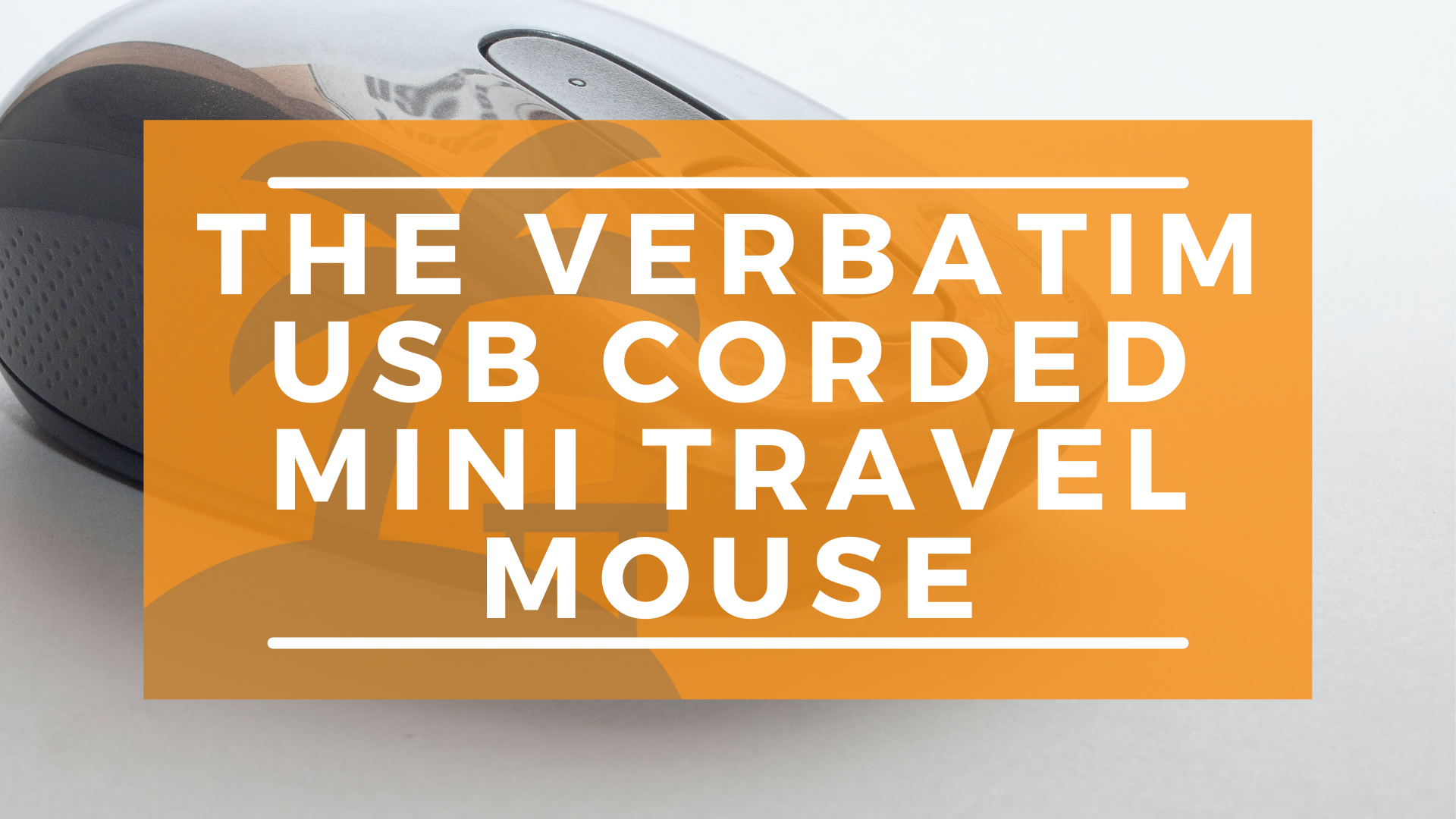 The Verbatim USB Corded Mini Travel Mouse